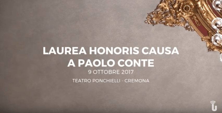 Laurea honoris causa a Paolo Conte (Video cerimonia integrale) – news.unipv